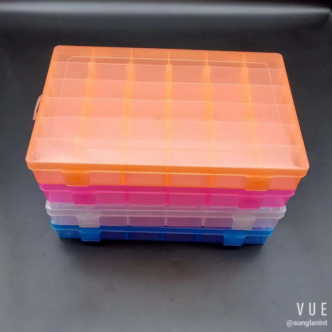 Plastic detachable 36 slots storage box container - Xiamen Sunglan Imp ...
